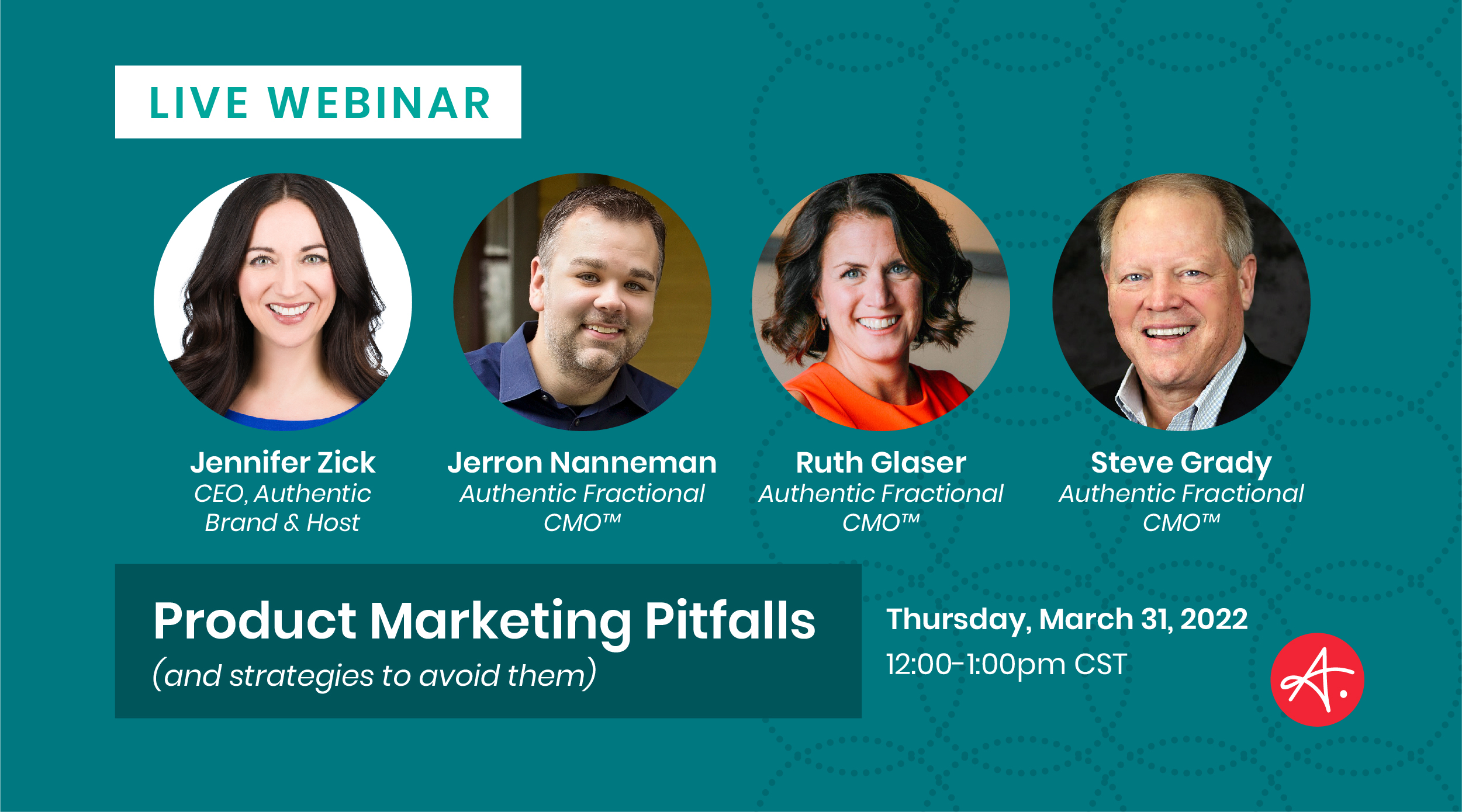 Authentic Brand Product Marketing Pitfalls Webinar